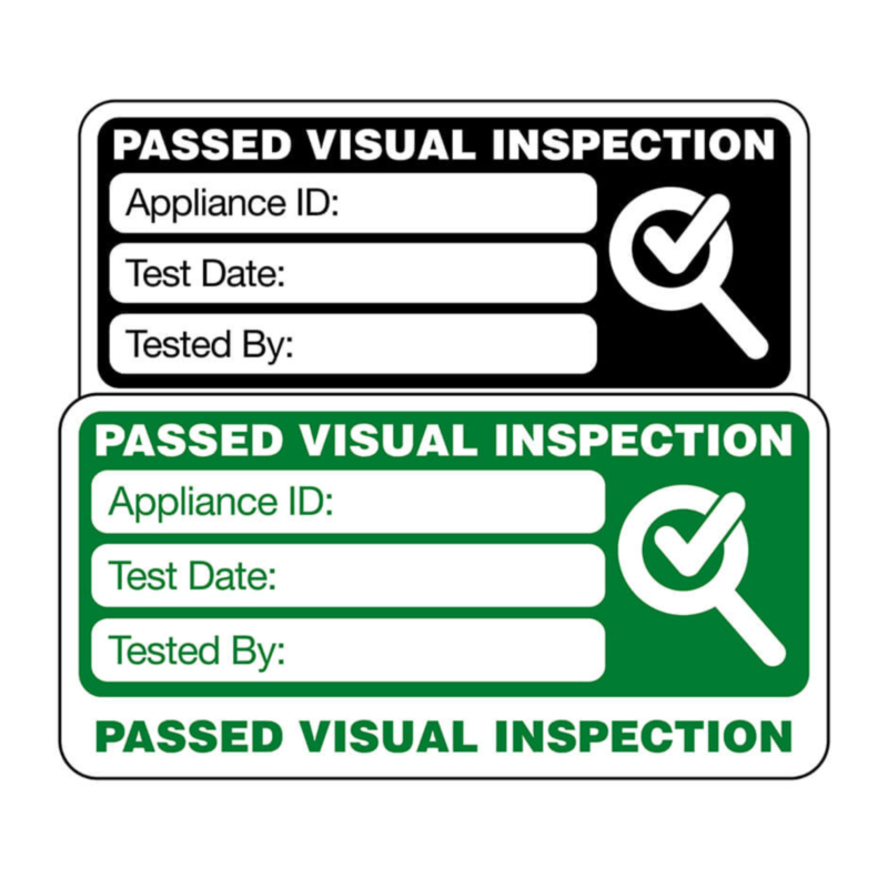 4th Edition Visual Inspection Labels 50x25mm | Labels Online