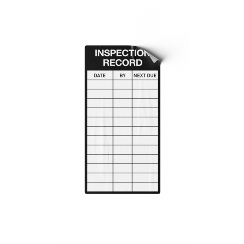 Inspection Record Labels 50x100mm | Labels Online