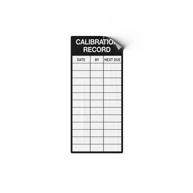 Calibration Record Labels 50x100mm | Labels Online