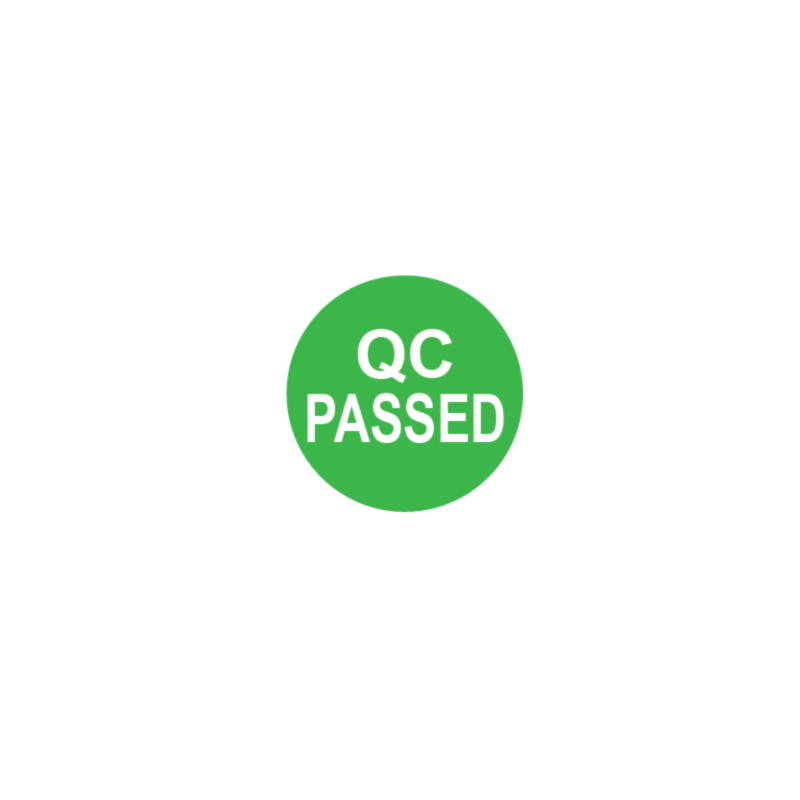 Green QC Passed Stickers 10mm Diameter | Labels Online