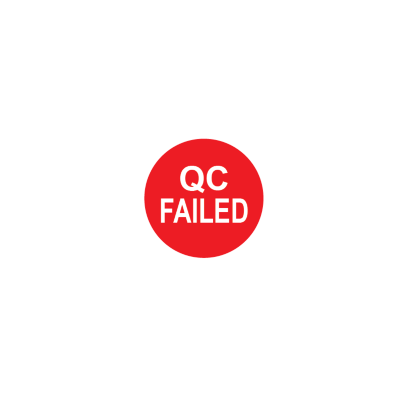 QC Failed Stickers 10mm Diameter | Labels Online