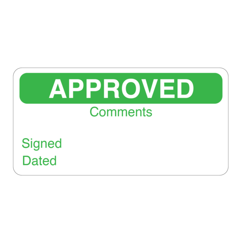 Approved Labels 70x35mm | Labels Online
