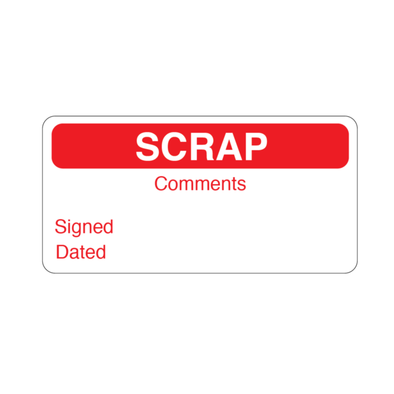 Scrap Labels 40x20mm | Labels Online