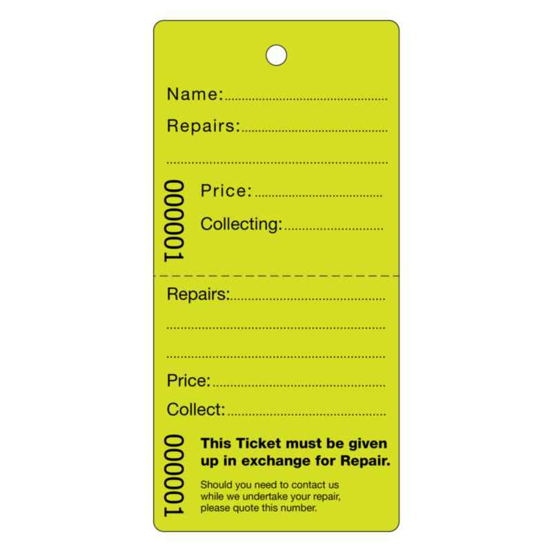 2-Part Repair Tags | Labels Online