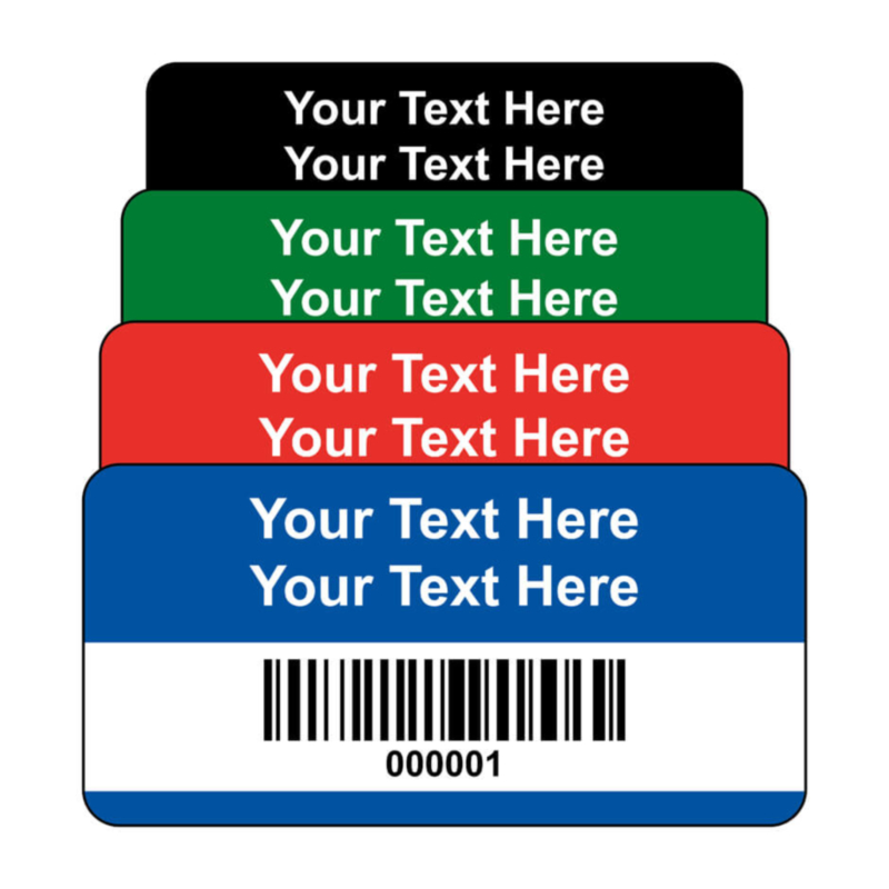 Budget Polyester Asset Labels Barcode 50x25mm | Labels Online