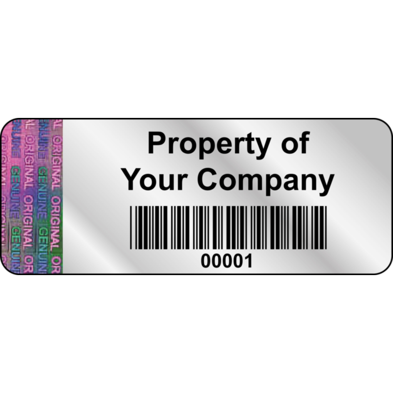 Void Asset Labels 50x20mm | Labels Online