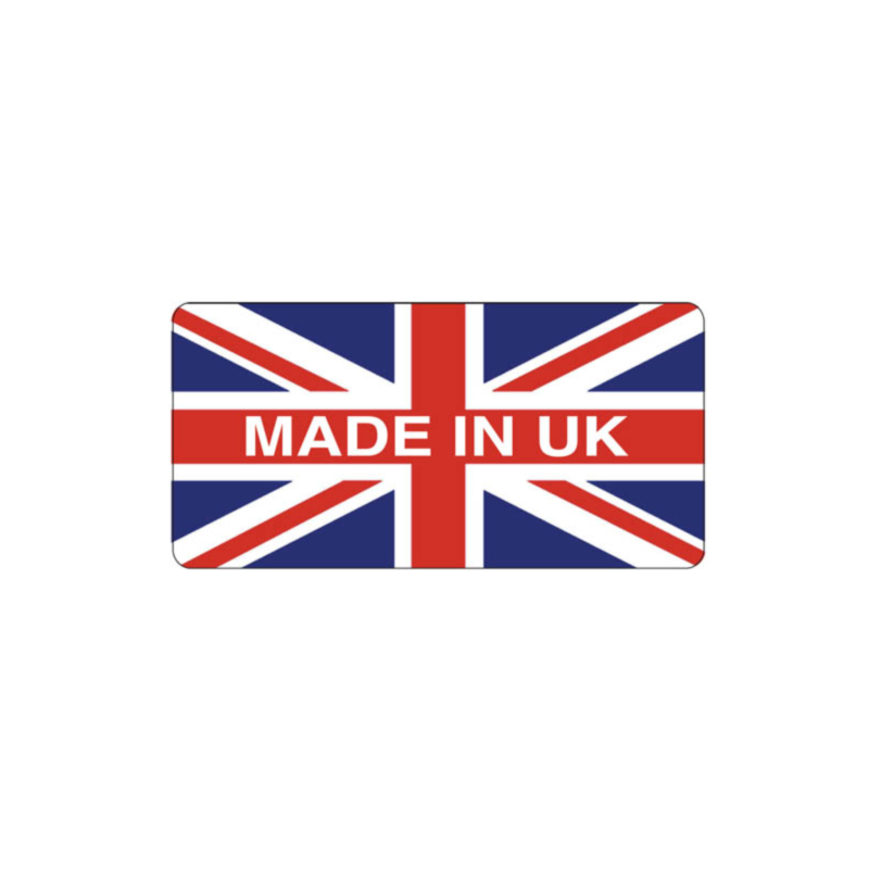 Made In UK Stickers 40x20mm | Labels Online
