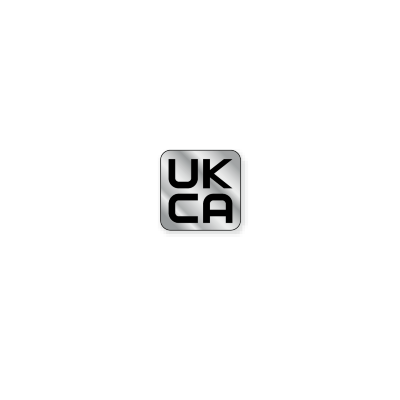 Silver UKCA Labels 10x10mm | Labels Online