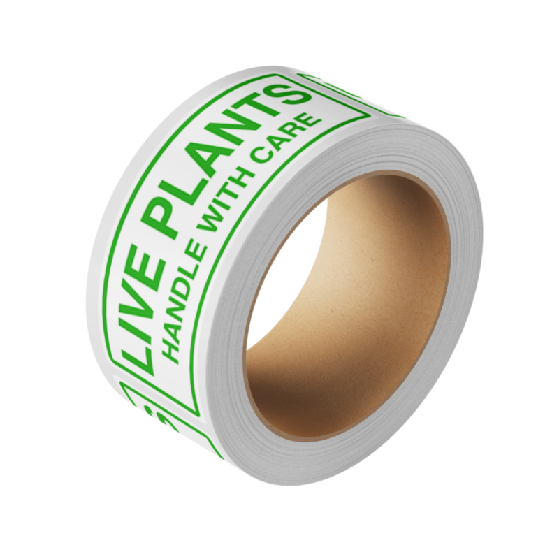 Live Plants Handle with Care Labels 150x50mm | Labels Online
