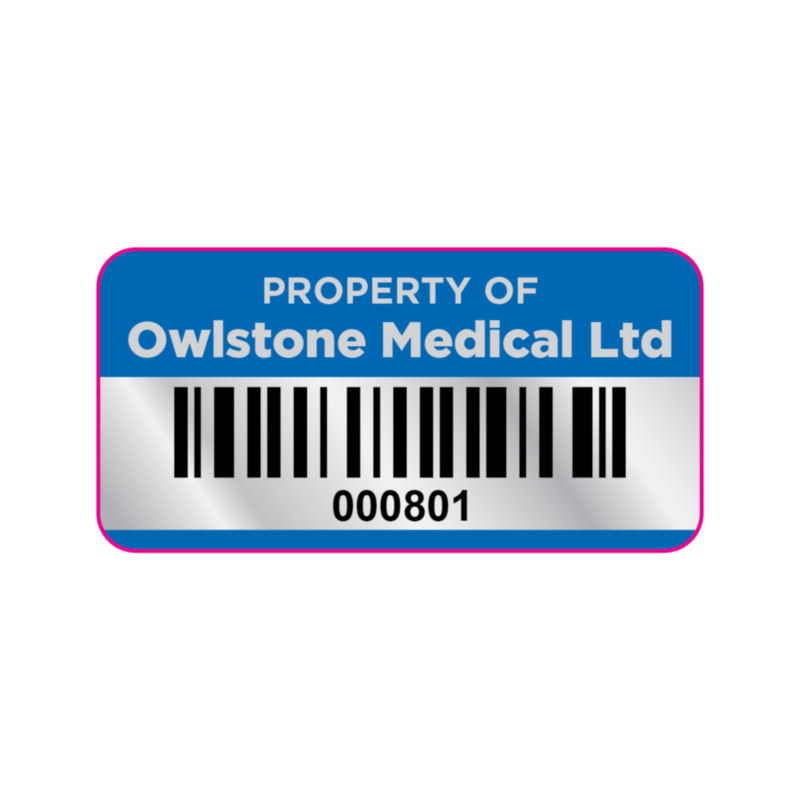 Property of Owlstone Medical Asset Labels