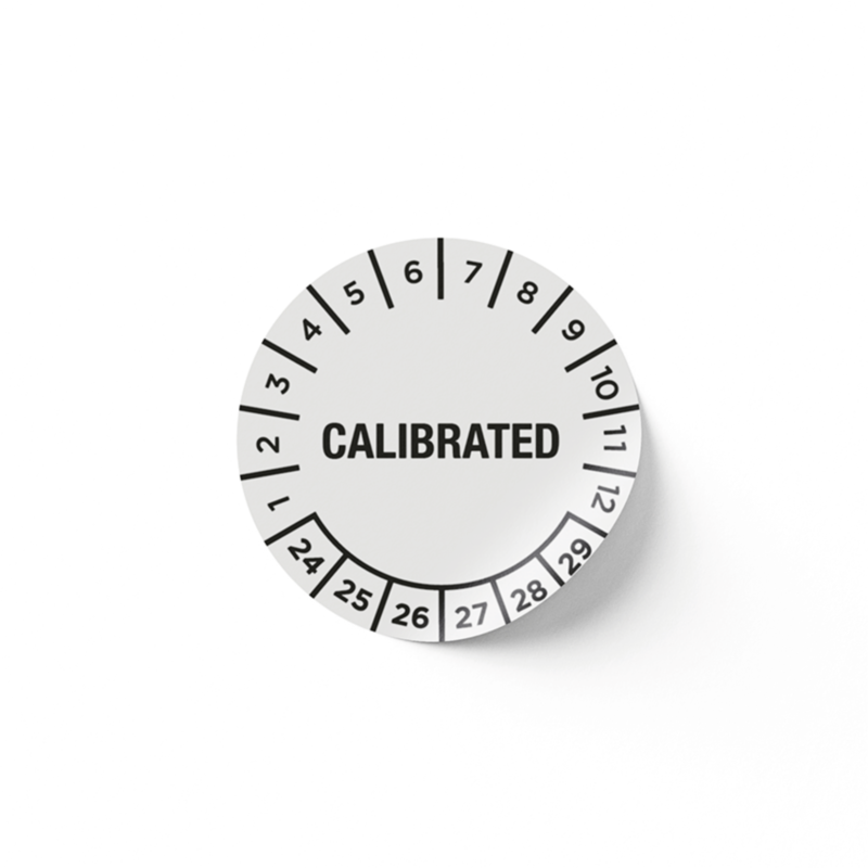 Calibrated Stickers 25mm | Labels Online