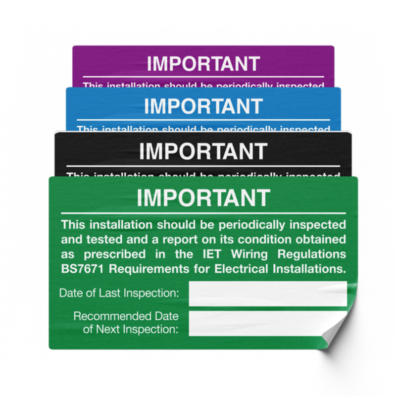 Periodic Inspection Labels 95x50mm | Labels Online