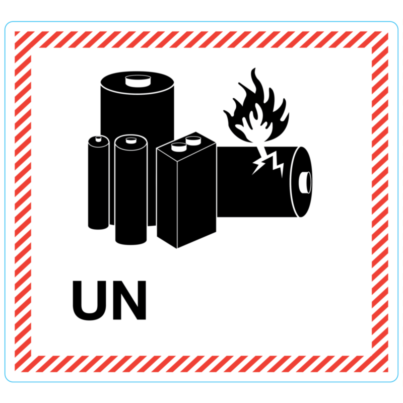 Lithium Battery Shipping Labels 120x110mm | Labels Online