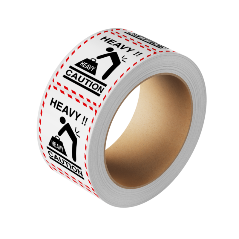 Caution Heavy Labels 75x100mm | Labels Online