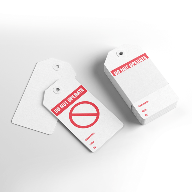 Do Not Operate Tags 134x67mm | Labels Online