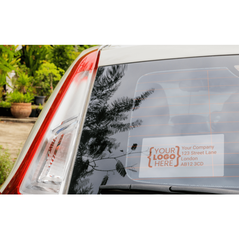 Custom 150x80mm Window Stickers | Labels Online