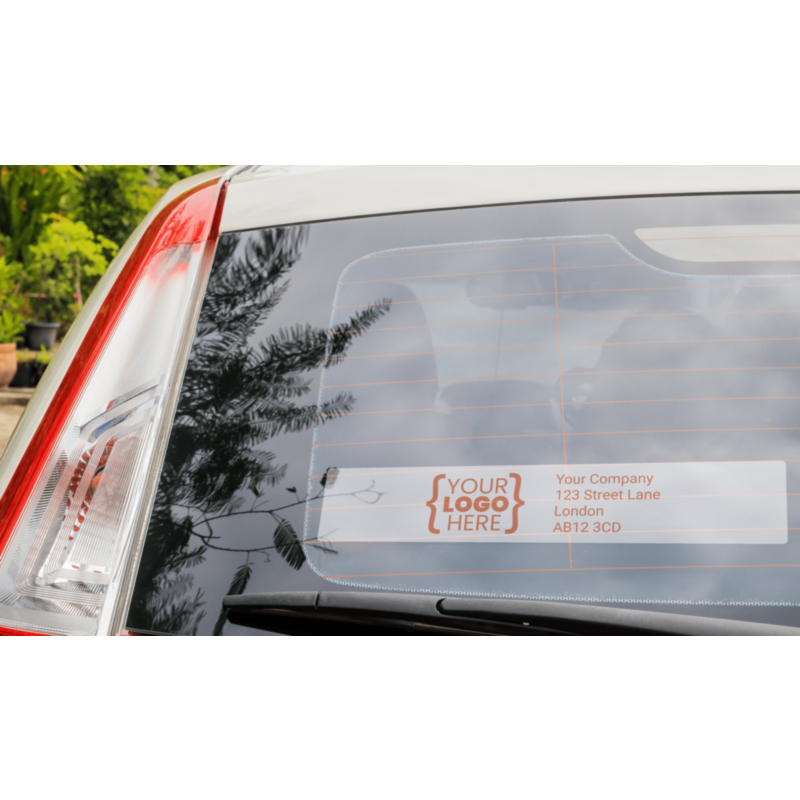 Custom 270x50mm Window Stickers | Labels Online