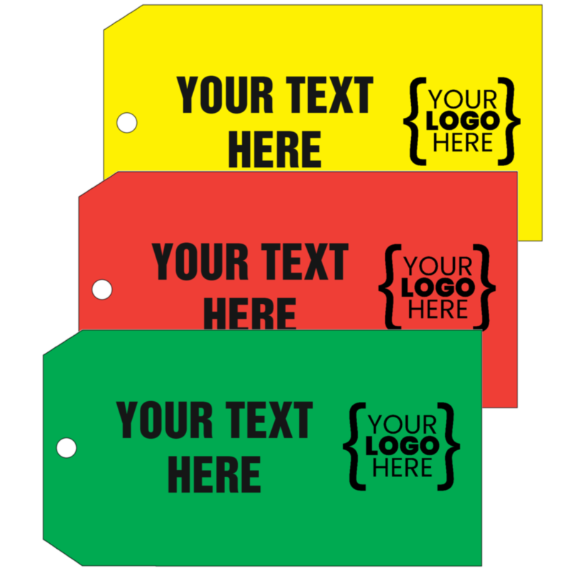 Custom Inspection Tags 134x67mm Double Sided | Labels Online