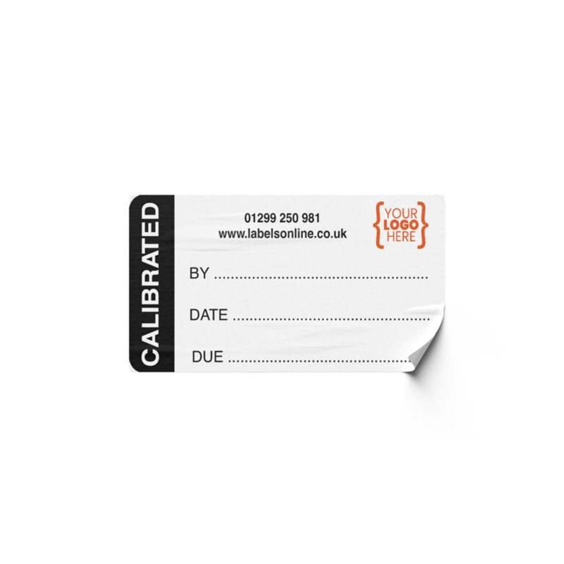 Custom Calibration Labels 50x25mm | Labels Online