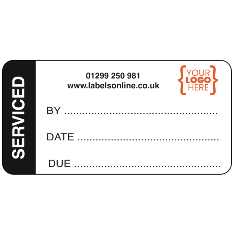 Custom Serviced Labels 50x25mm | Labels Online