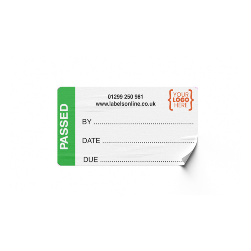 Custom Passed Labels 50x25mm | Labels Online
