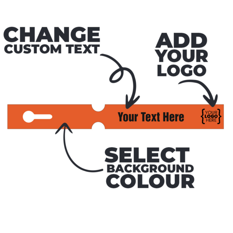 Custom 180x20mm Loop Lock Labels | Labels Online