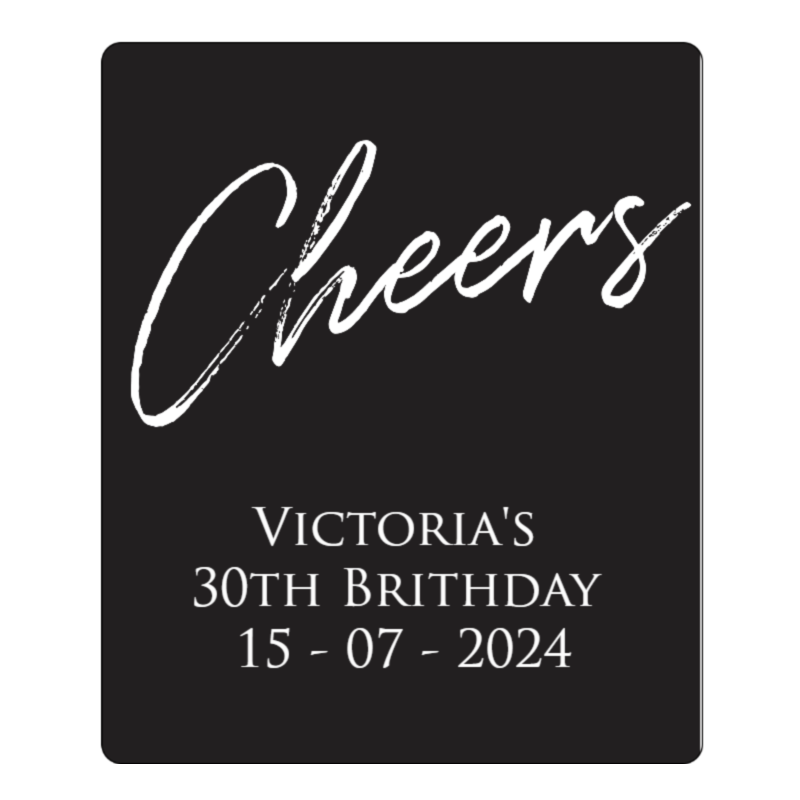 Personalised Cheers Birthday Beer Labels | Labels Online