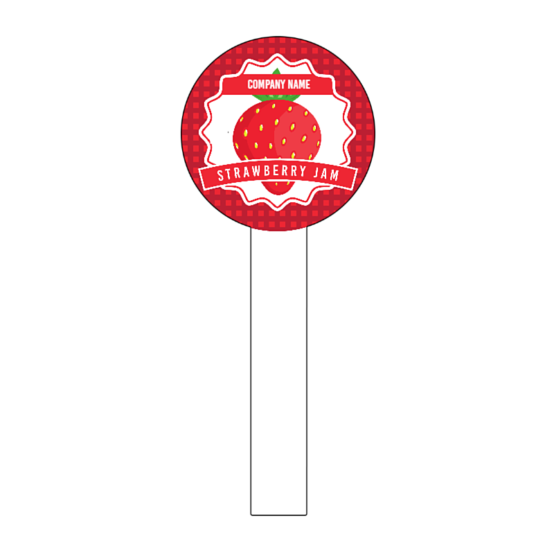 Personalised Strawberry Jam Seal Labels | Labels Online