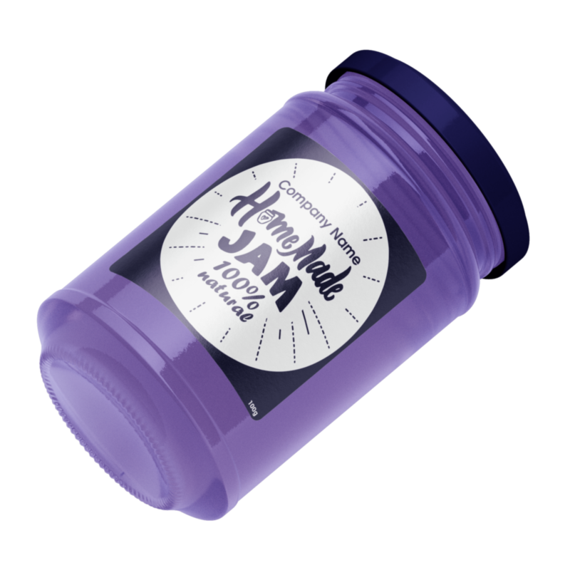 Personalised Homemade Blackcurrant Jam Labels 50x50mm | Labels Online