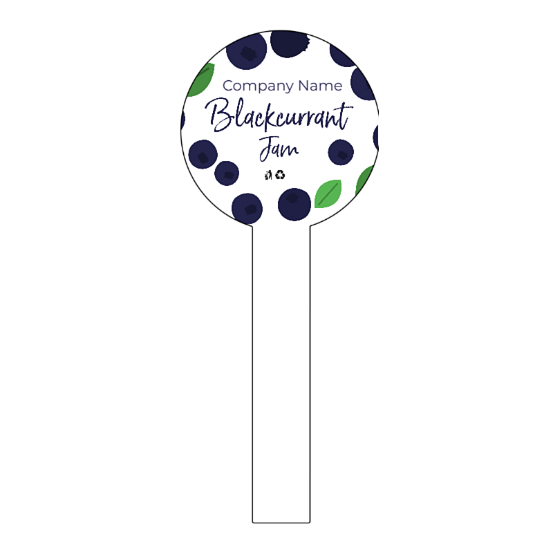 Personalised Blackcurrant Jam Jar Seal Labels | Labels Online