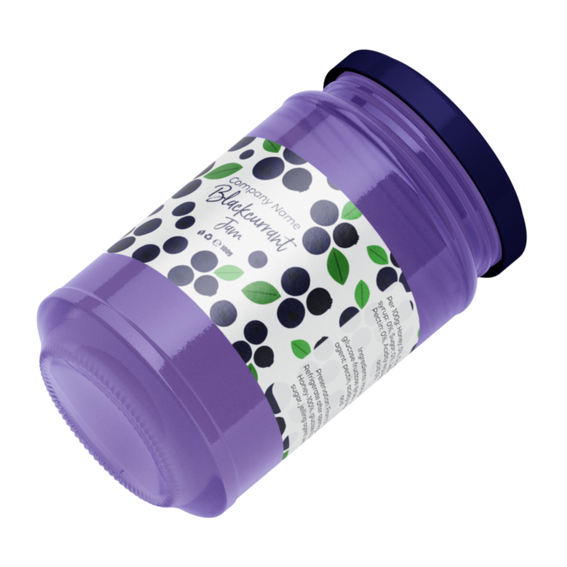 Personalised 250g Blackcurrant Jam Wraparound Labels 195x50mm | Labels ...