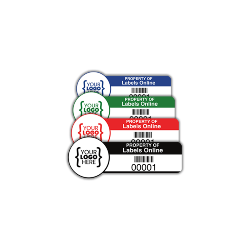 Custom Tamper Evident Asset Labels 55x20mm | Labels Online
