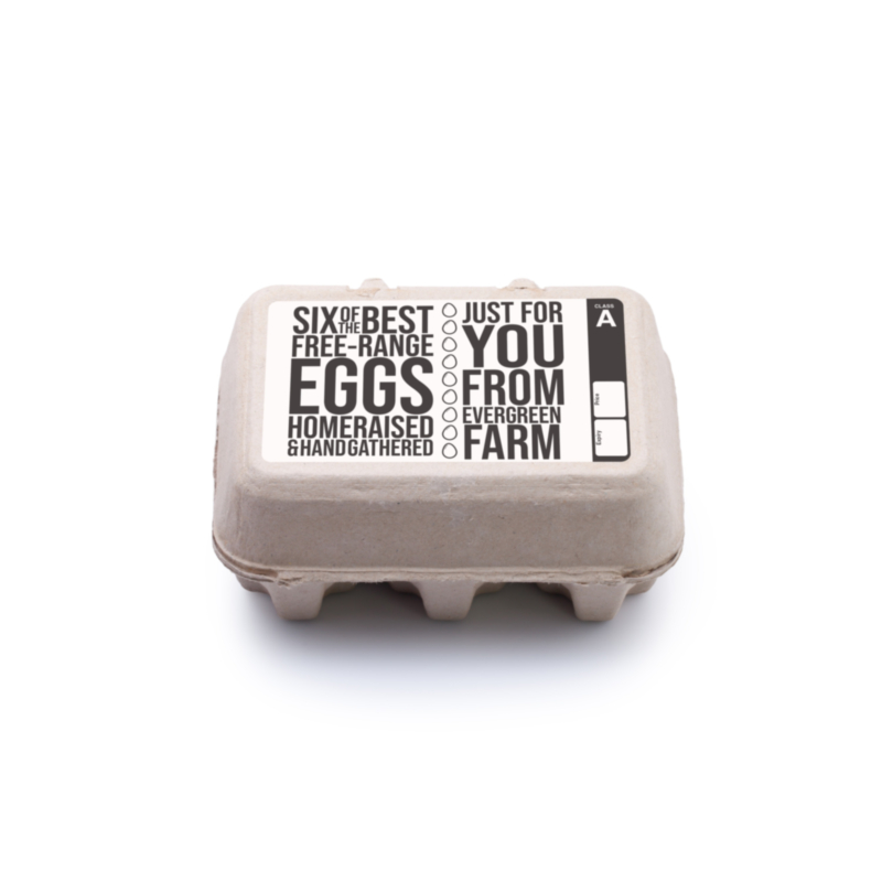 Free Range Egg Box Labels 90x50mm | Eco Labels