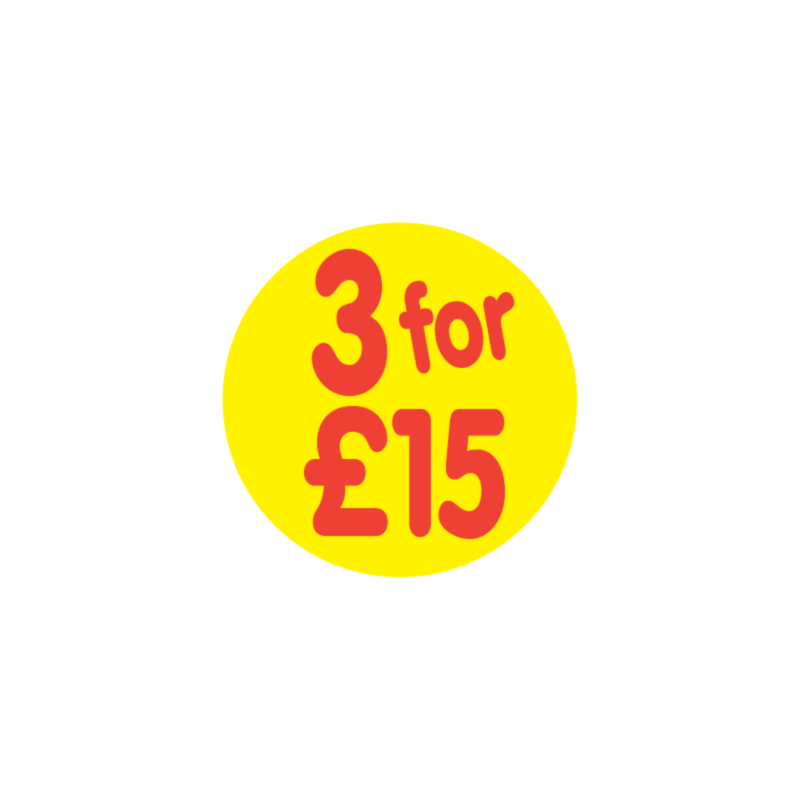 3 for £15 Price Labels 30mm Permanent | Labels Online