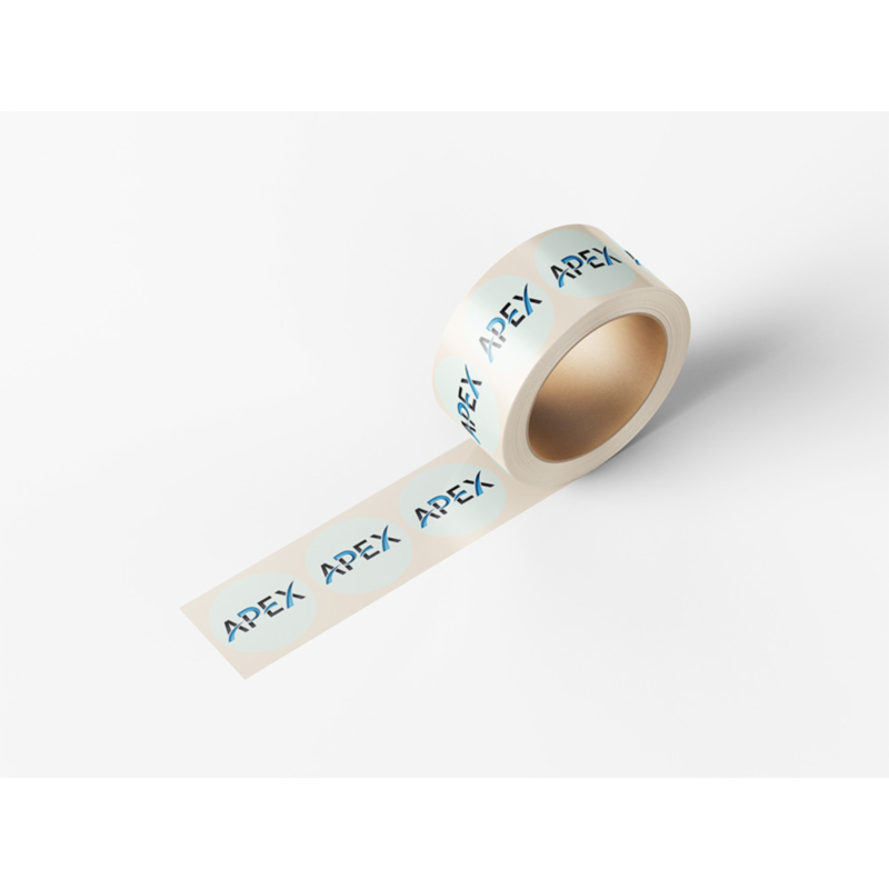 Custom 100mm Clear Vinyl Stickers Gloss Varnish | Labels Online