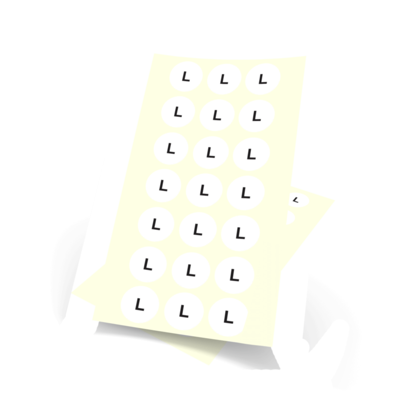 Large L Size Labels 20mm | Labels Online