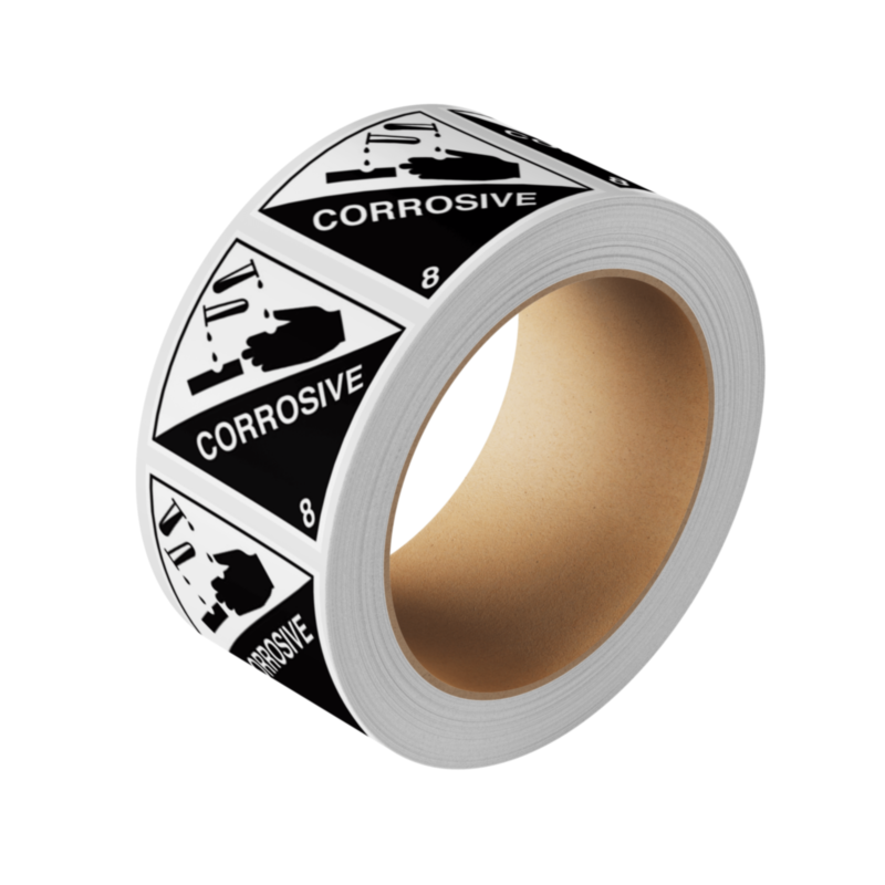 Corrosive 8 Labels 100x100mm | Labels Online