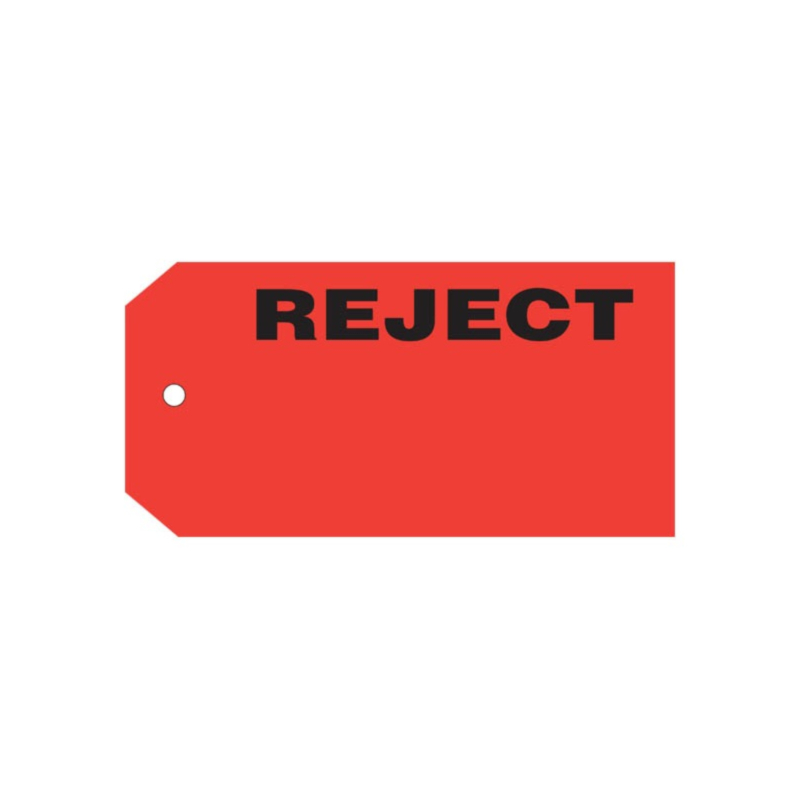 Buy Quality Control Reject Tags Online | Labels Online