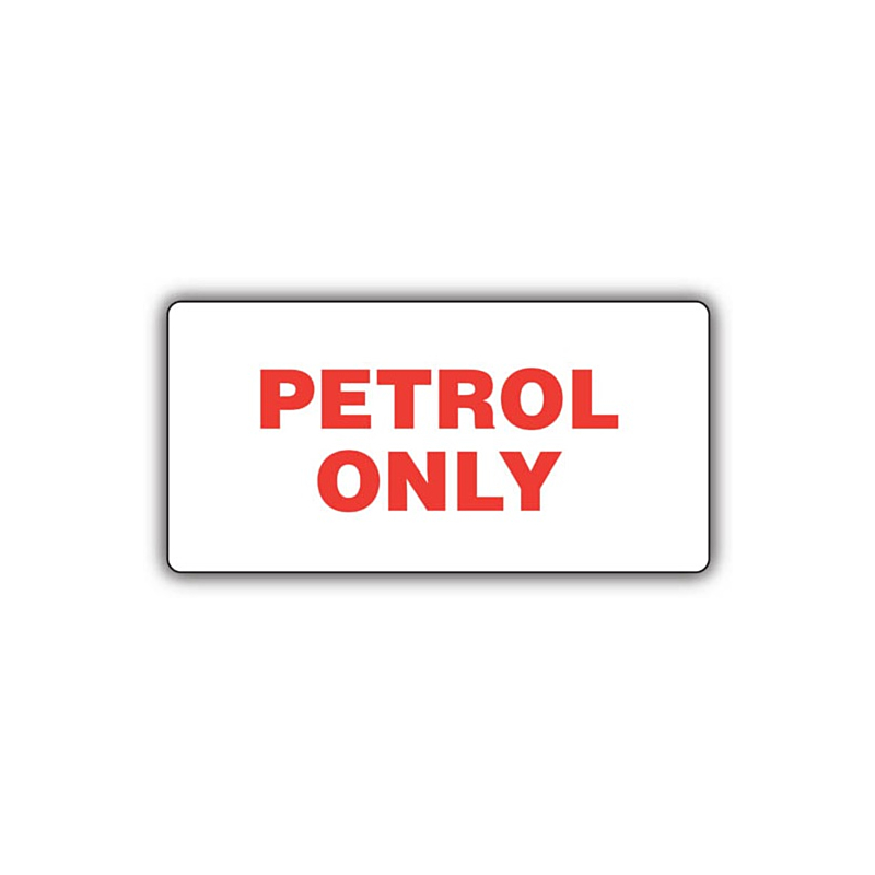Petrol Only Labels 100x50mm | Labels Online