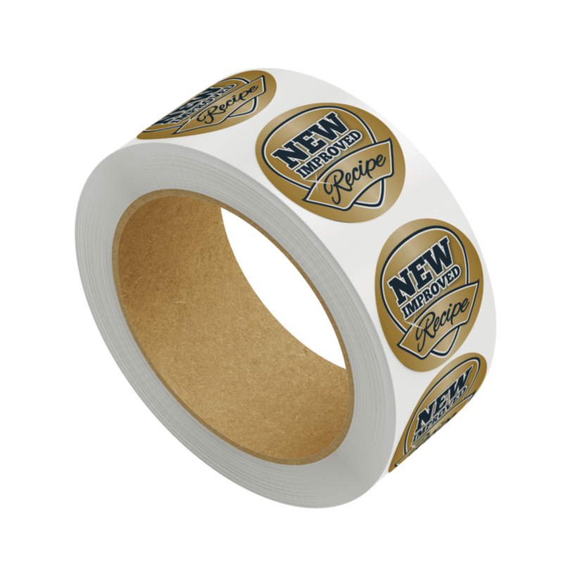 New Improved Recipe Stickers 30mm | Labels Online