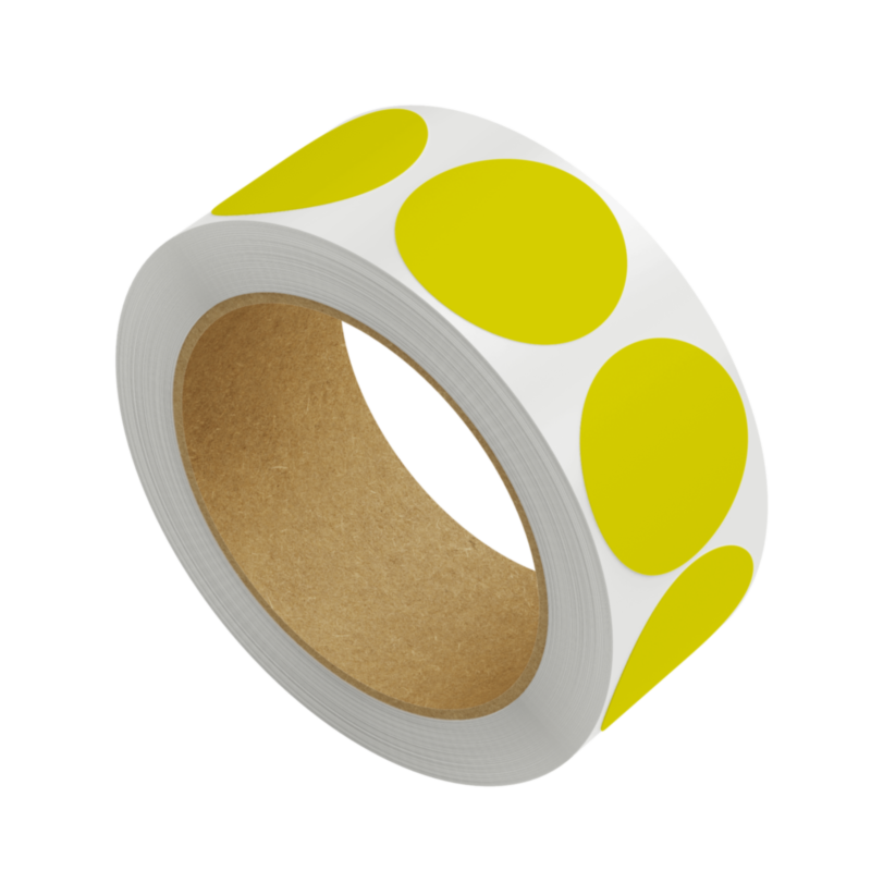 Blank Yellow Labels 40mm Removable | Labels Online