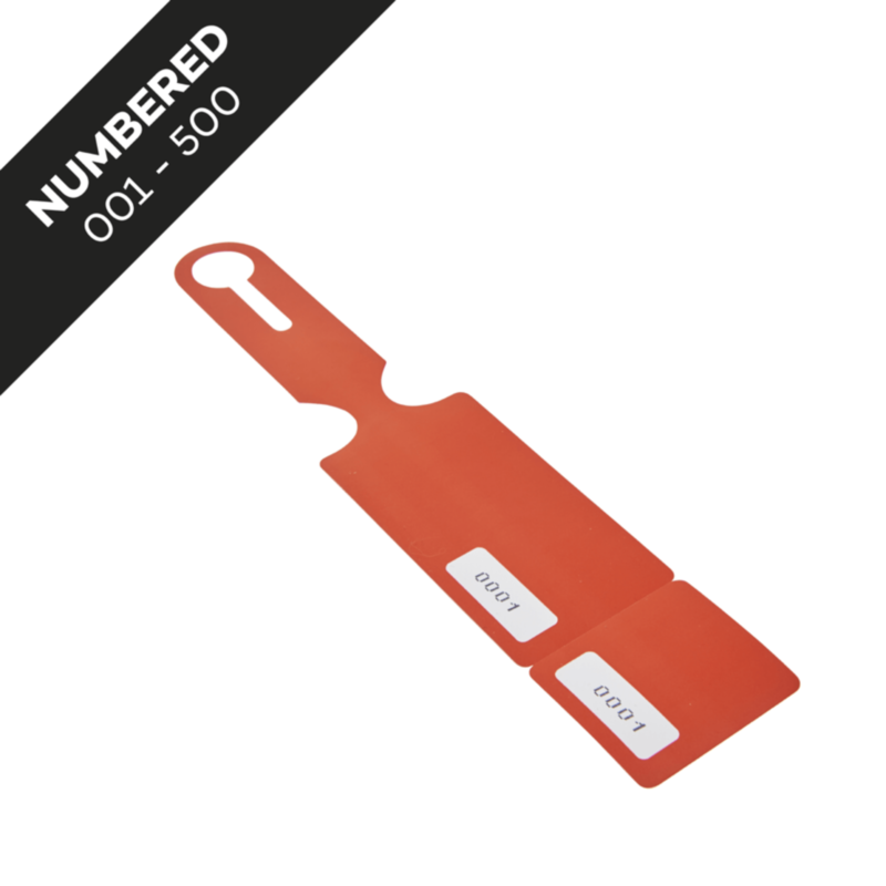 Cloakroom Bag Tags 001-500 | Labels Online