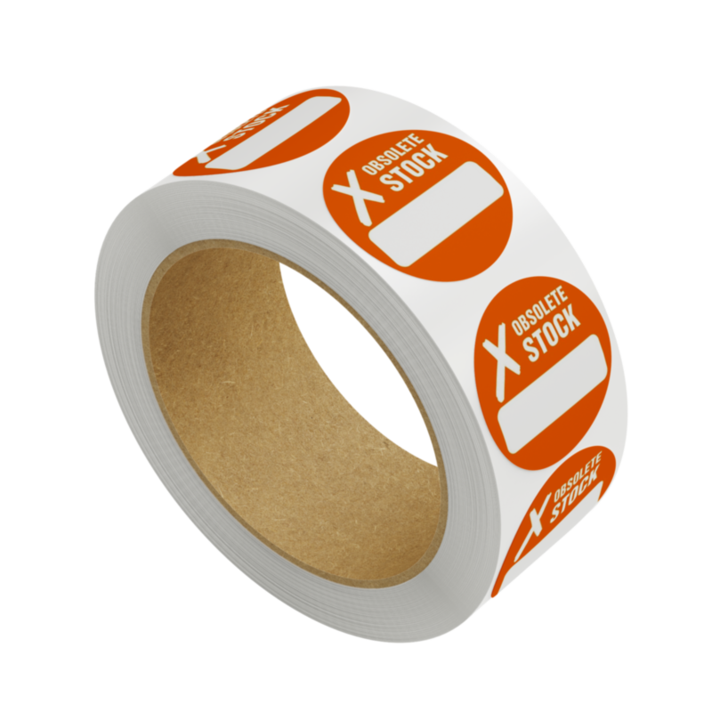Obsolete Stock Labels 50mm Removable | Labels Online