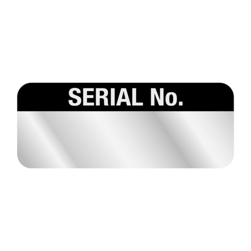 Serial Number Labels 38x15mm | Labels Online
