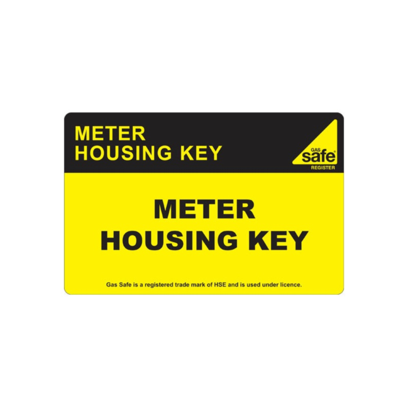 Meter Housing Key Labels 100x65mm | Labels Online
