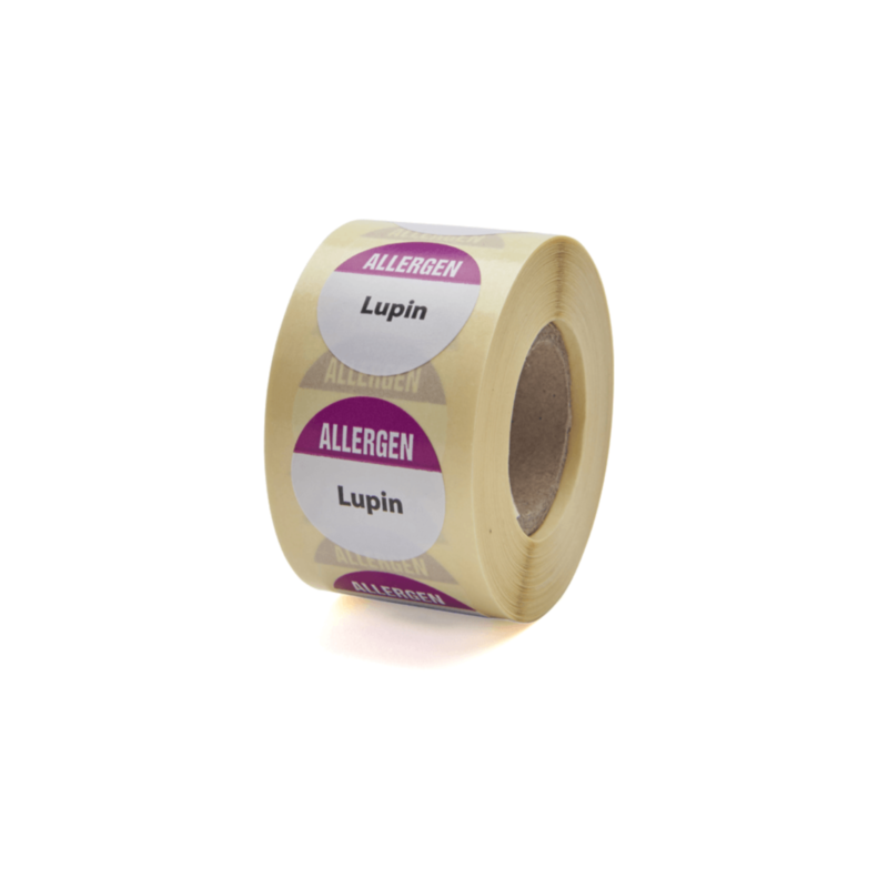 Allergen Lupin Labels 25mm | Labels Online
