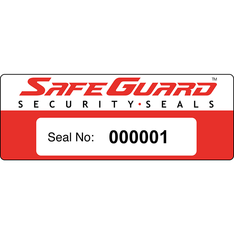 SafeGuard Security Labels 122x45mm | Labels Online