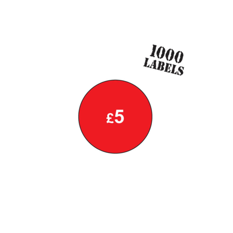 ﾣ5 Pricing Labels 20mm Removable | Labels Online