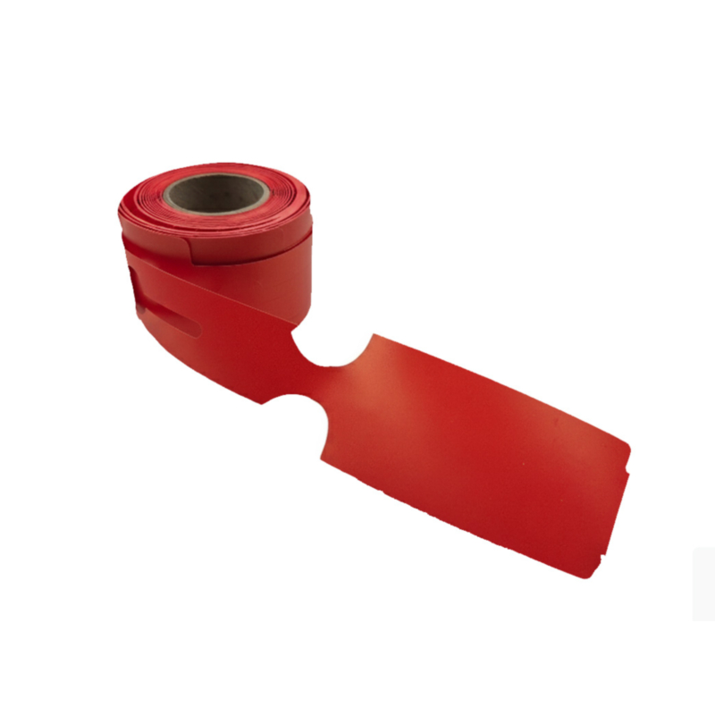 Red Loop Through Tags 245x61mm | Labels Online