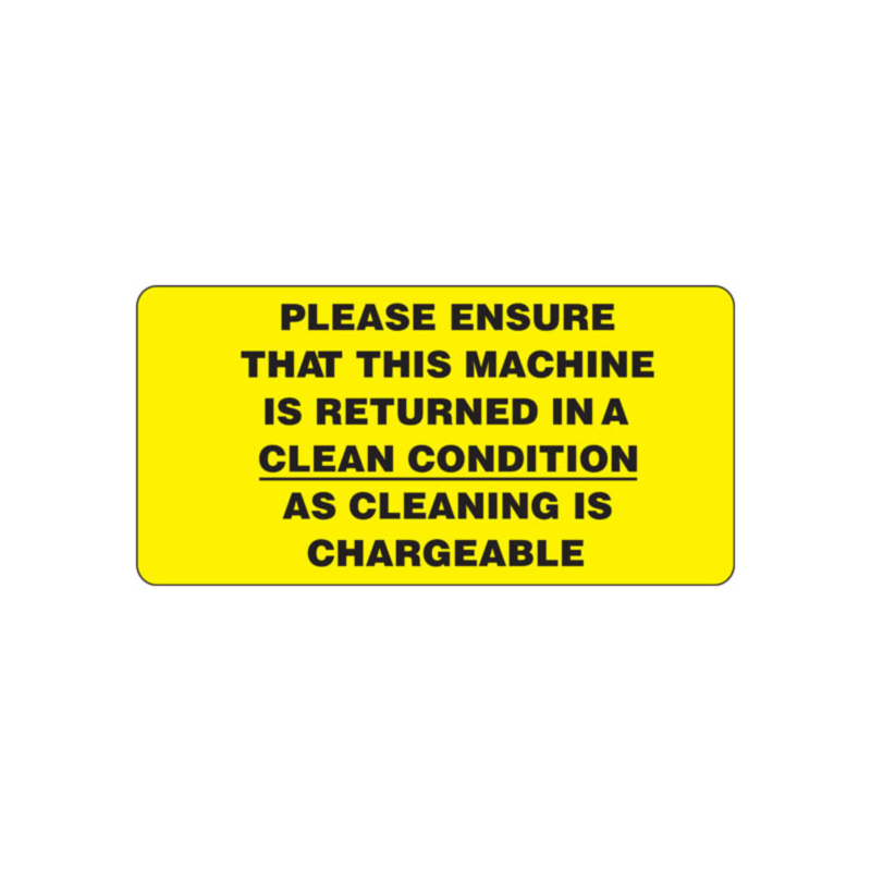 Return Clean Labels 150x75mm | Labels Online